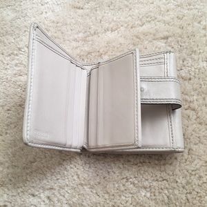 Coach | Bags | Ivory Coach Leather Wallet | Poshmark